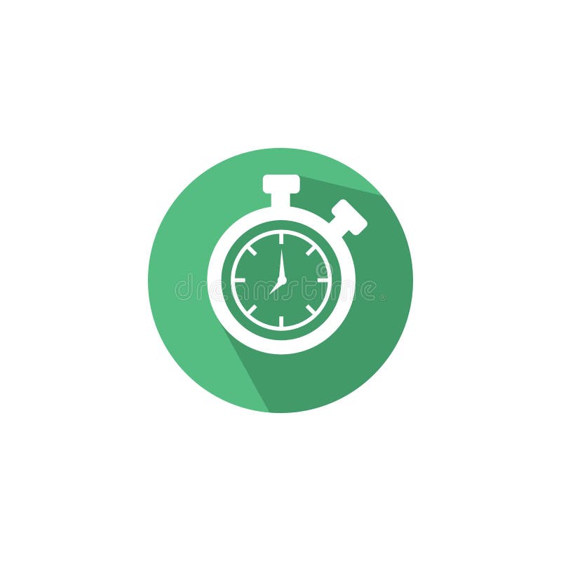 Stopwatch / Stop Watch Timer Logo Icon Vector Illustration Design ...