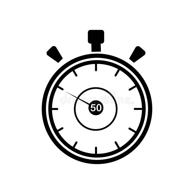 Stopwatch / Stop Watch Timer Logo Icon Vector Illustration Design ...