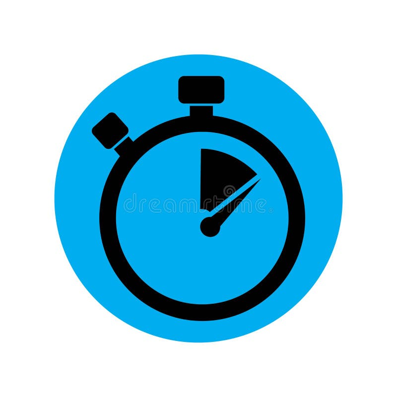 Stopwatch / Stop Watch Timer Logo Icon Vector Illustration Design ...