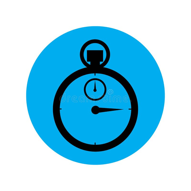 Stopwatch / Stop Watch Timer Logo Icon Vector Illustration Design ...