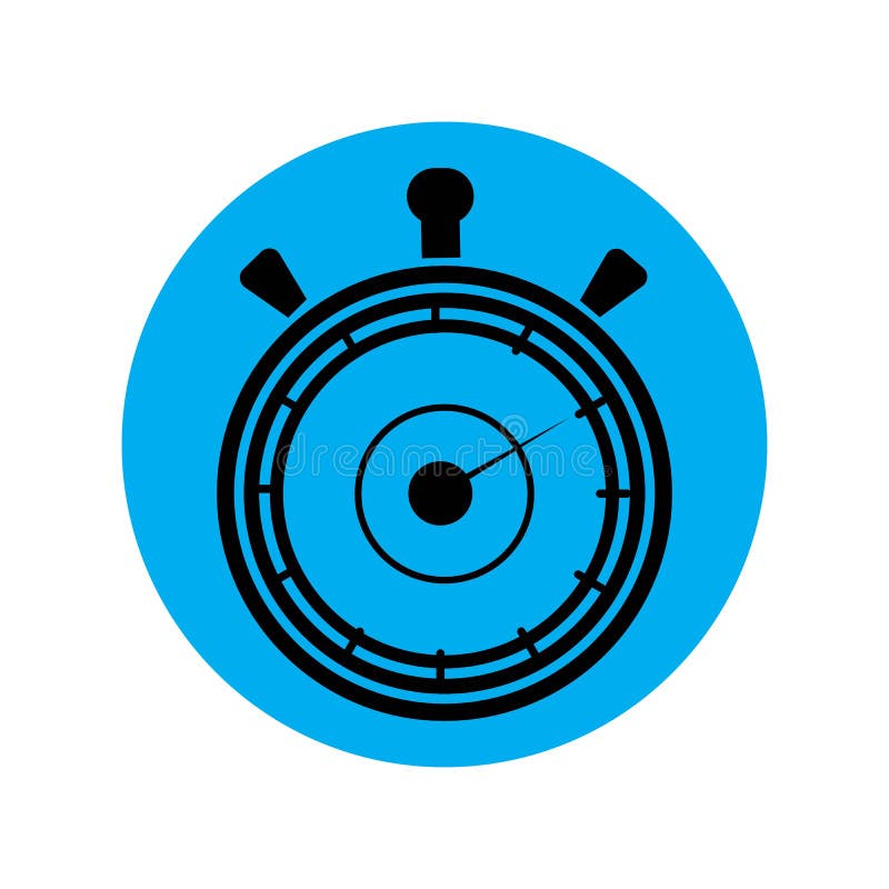 Stopwatch / Stop Watch Timer Logo Icon Vector Illustration Design ...