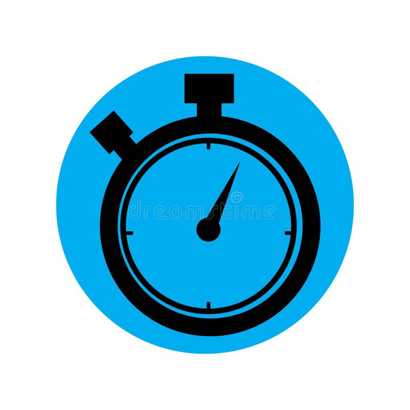 Stopwatch / Stop Watch Timer Logo Icon Vector Illustration Design ...