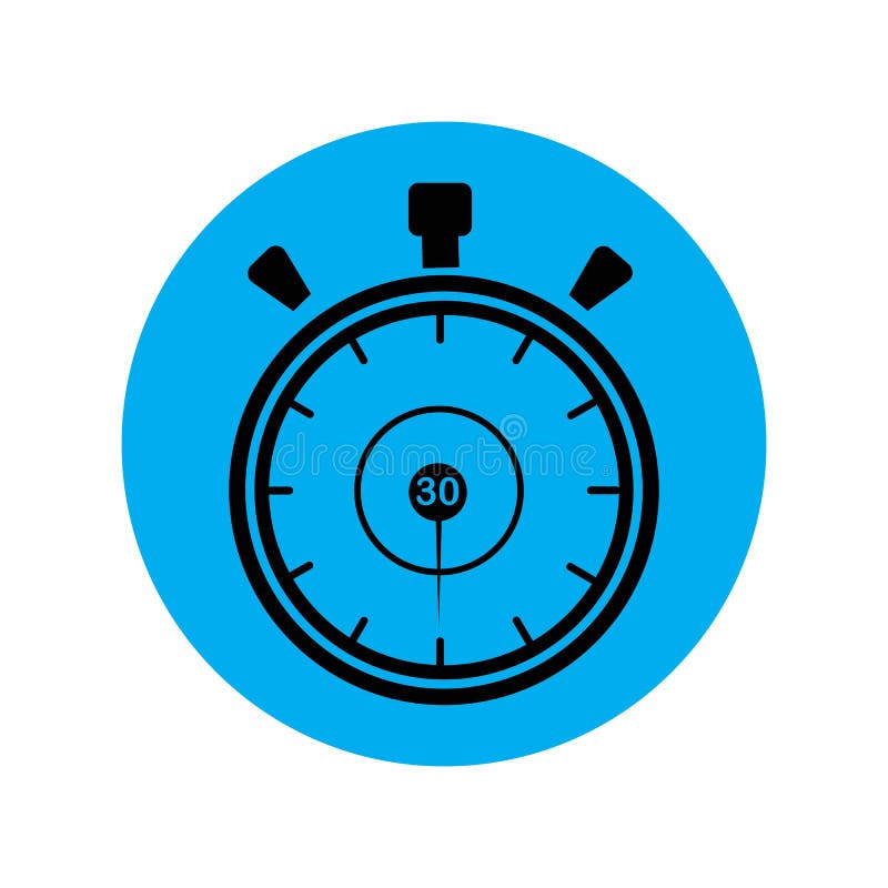 Stopwatch / Stop Watch Timer Logo Icon Vector Illustration Design ...