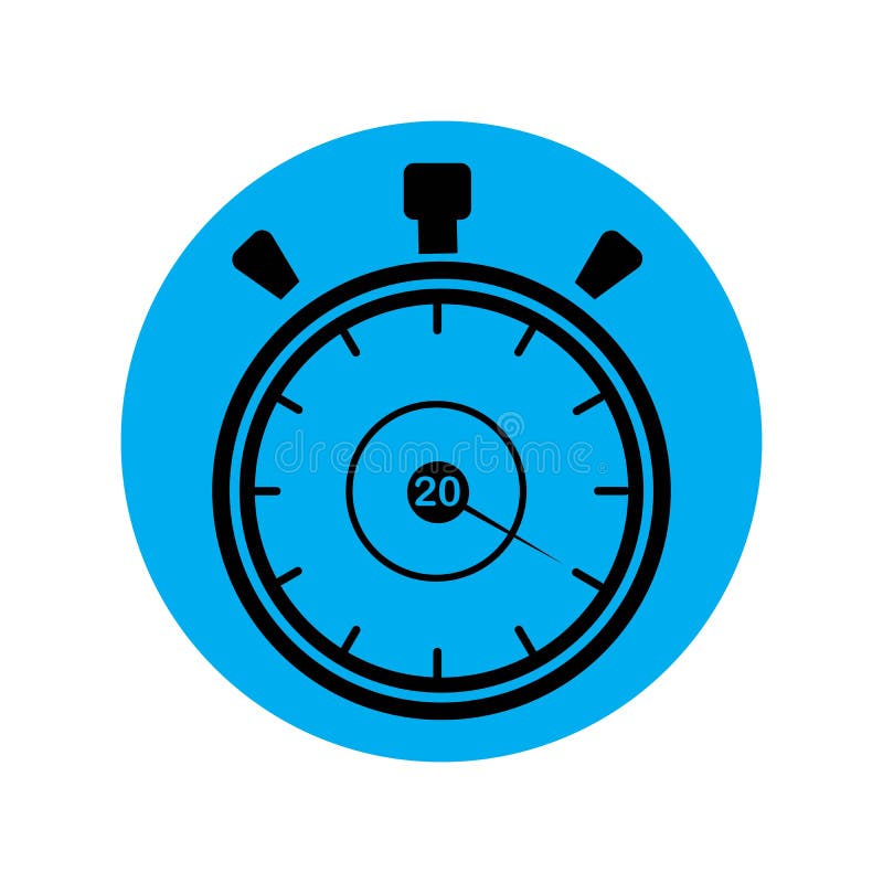 Stopwatch / Stop Watch Timer Logo Icon Vector Illustration Design ...