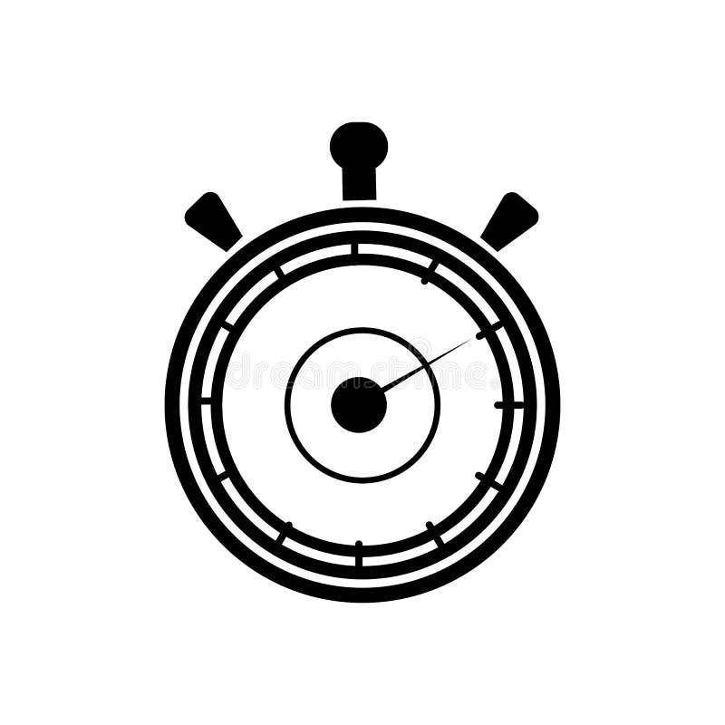 Stopwatch / Stop Watch Timer Logo Icon Vector Illustration Design ...