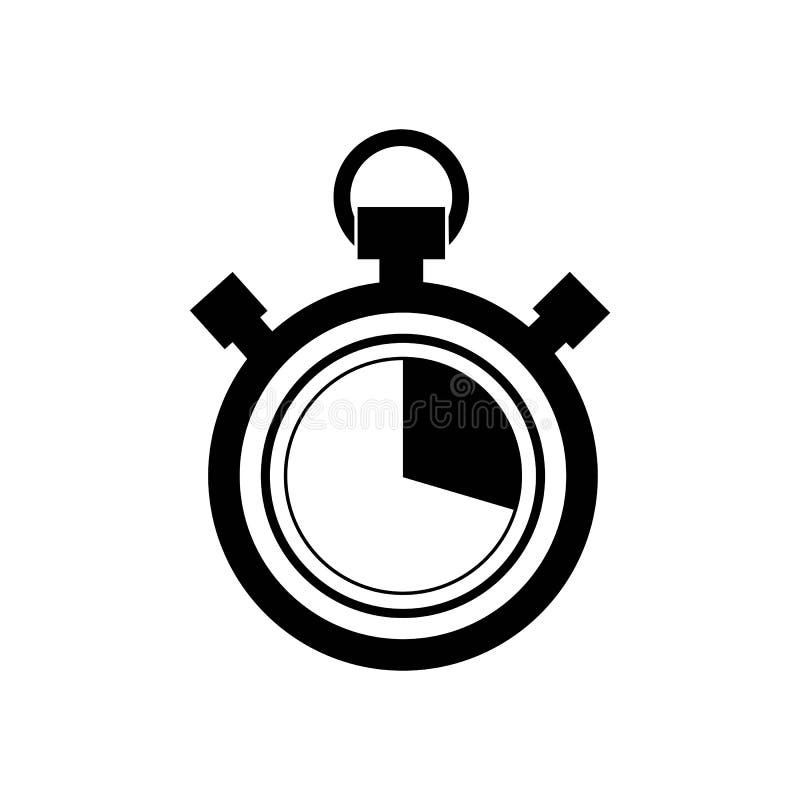 Stopwatch / Stop Watch Timer Logo Icon Vector Illustration Design ...