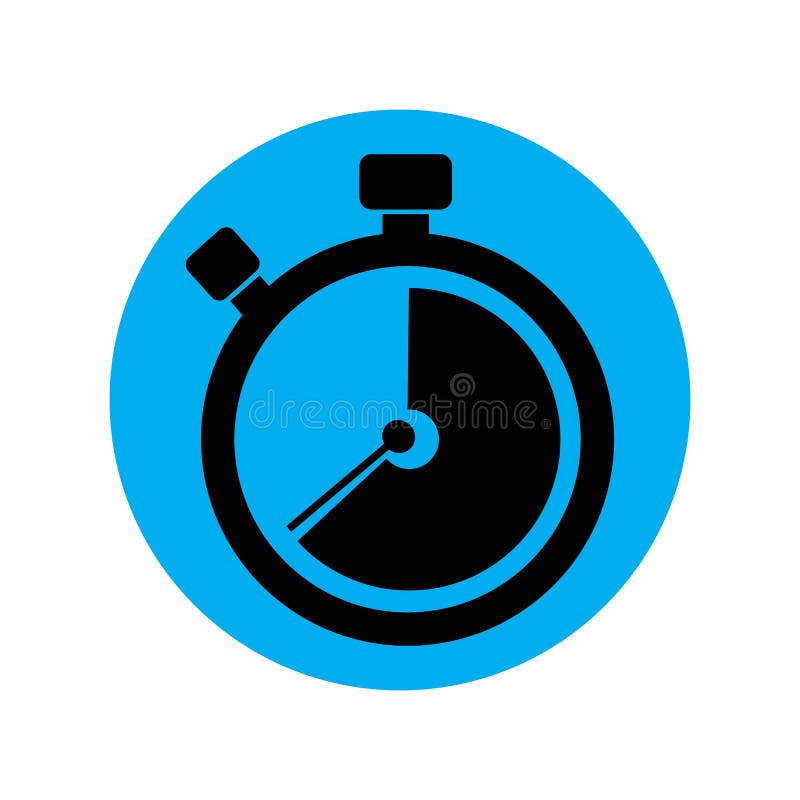 Stopwatch / Stop Watch Timer Logo Icon Vector Illustration Design ...