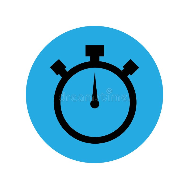 Stopwatch / Stop Watch Timer Logo Icon Vector Illustration Design ...