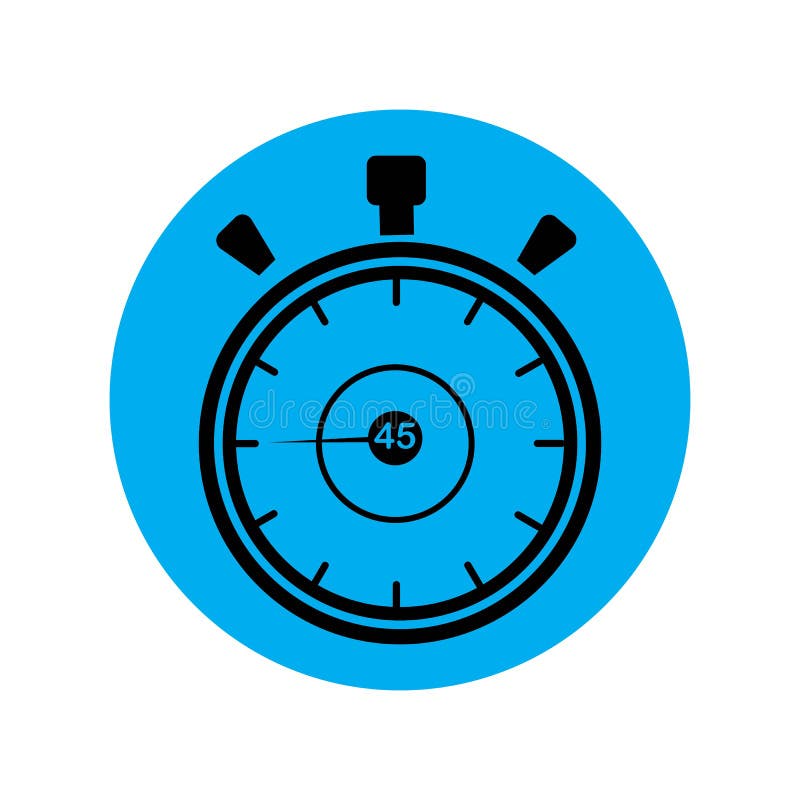 Stopwatch / Stop Watch Timer Logo Icon Vector Illustration Design ...