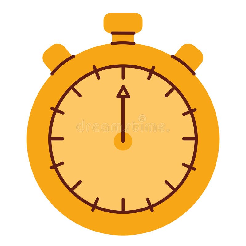 Stopwatch timer icon stock vector. Illustration of clock - 344154097