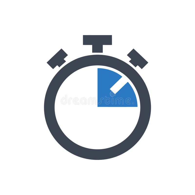 Stopwatch Timer Icon stock vector. Illustration of stopwatch - 361752751