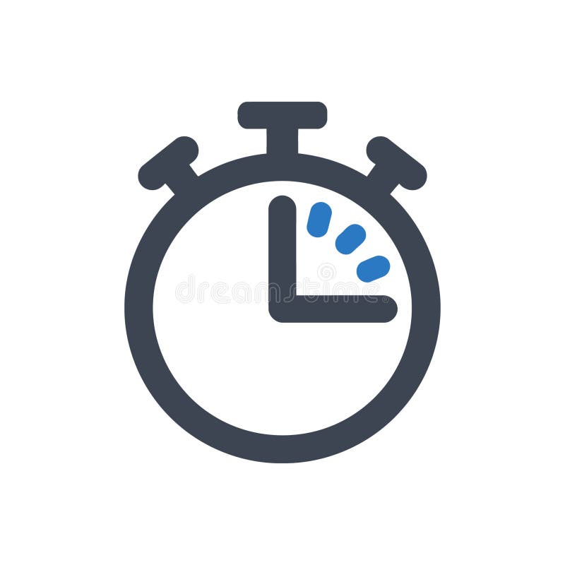 Stopwatch Timer Icon stock vector. Illustration of symbol - 361752940