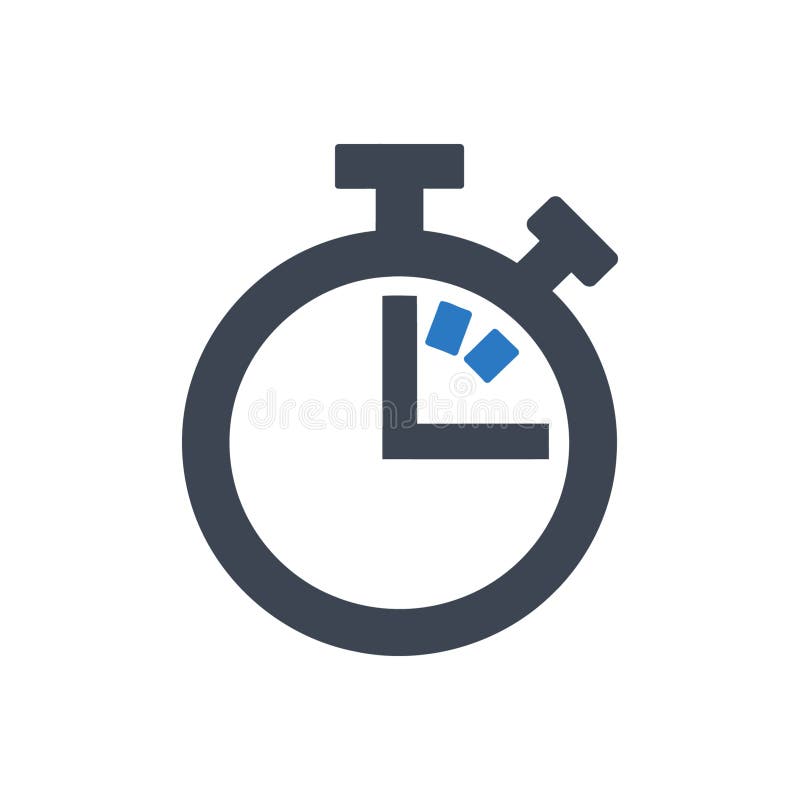 Stopwatch Timer Icon stock vector. Illustration of time - 361752965