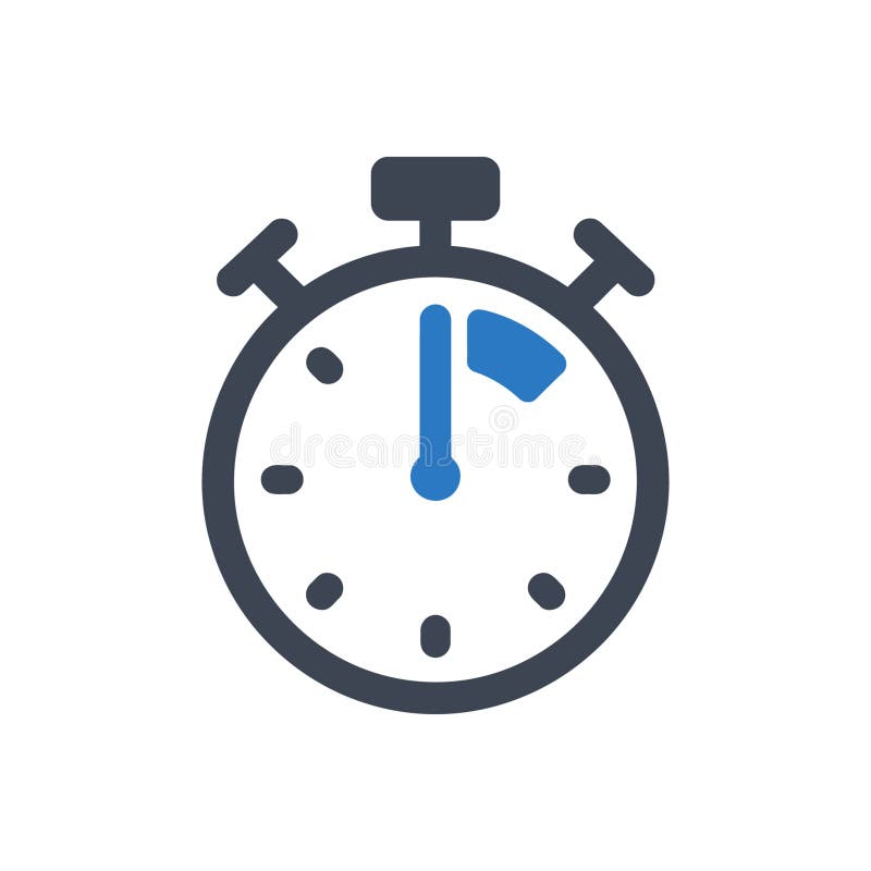 Stopwatch Timer Icon stock vector. Illustration of stopwatch - 361752976