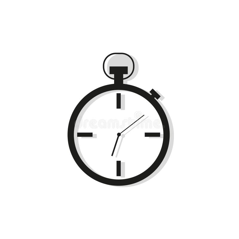 Stopwatch Timer Icon. Time Measurement Symbol. Speed Deadline Vector ...