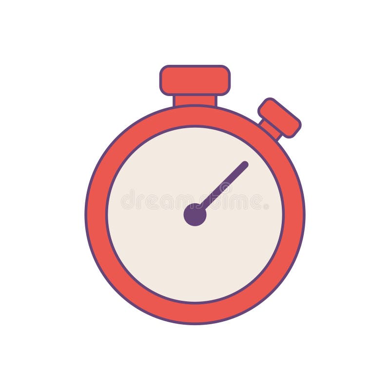Stopwatch Timer Illustration Stock Vector - Illustration of track ...