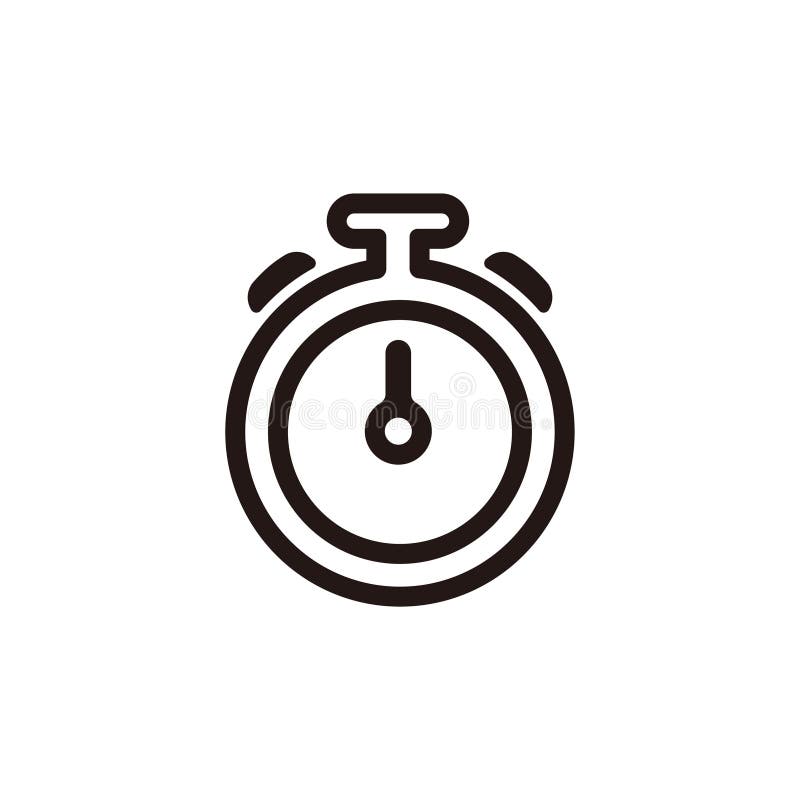 Stopwatch, Timer ( Quick, Speed ) Icon Illustration Stock Vector ...