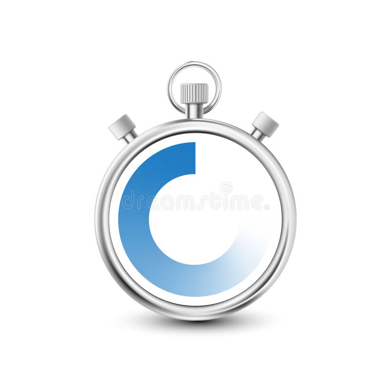 Stopwatch To Measure Time Intervals Stock Vector - Illustration of ...