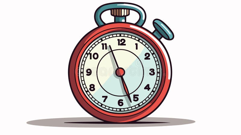 Stopwatch Vector Illustration Cartoon Vector Illustration Stock ...