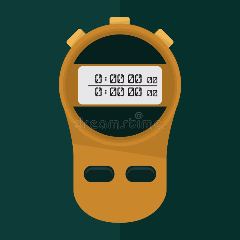 Stopwatch. Vector Illustration Decorative Design Stock Vector ...
