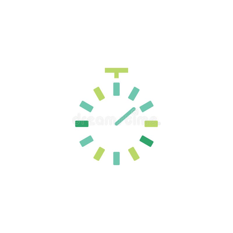 Stopwatch Vector Logo Design Template Stock Vector - Illustration of ...