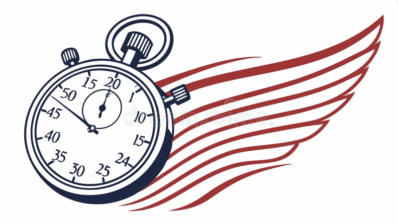 Stopwatch with Wings Speed, Time and Motion for Sport and Fast Pace ...