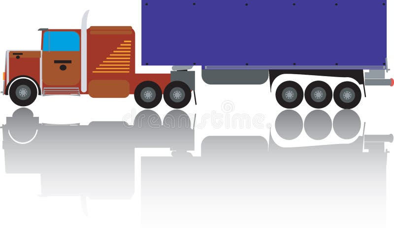 Lastbil stock illustrationer. Illustration av industriellt - 2028984