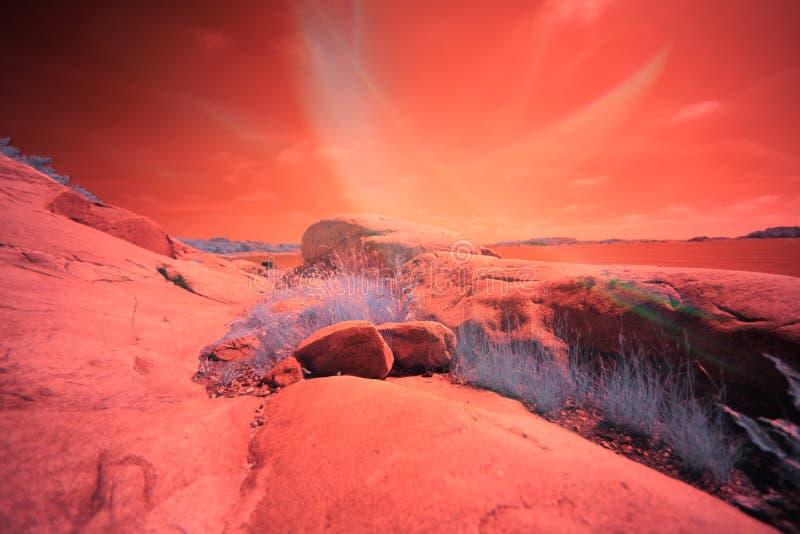 Stora Amund Island stock photo. Image of amundon, coastline - 248864550