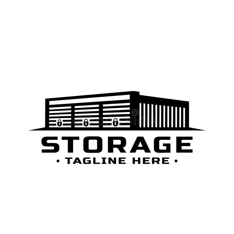 Self Storage Logo Design Template. Safe Storage Garage Vector ...