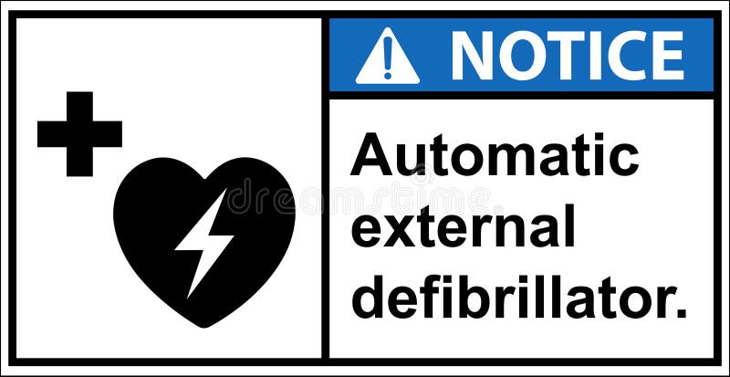 Storage Automatic External Defibrillator Stock Vector - Illustration of ...
