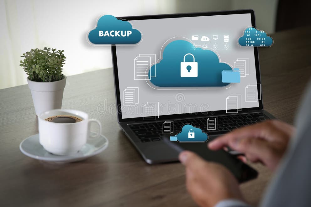 Storage Backup Download Computing Digital Data Transferring Document ...