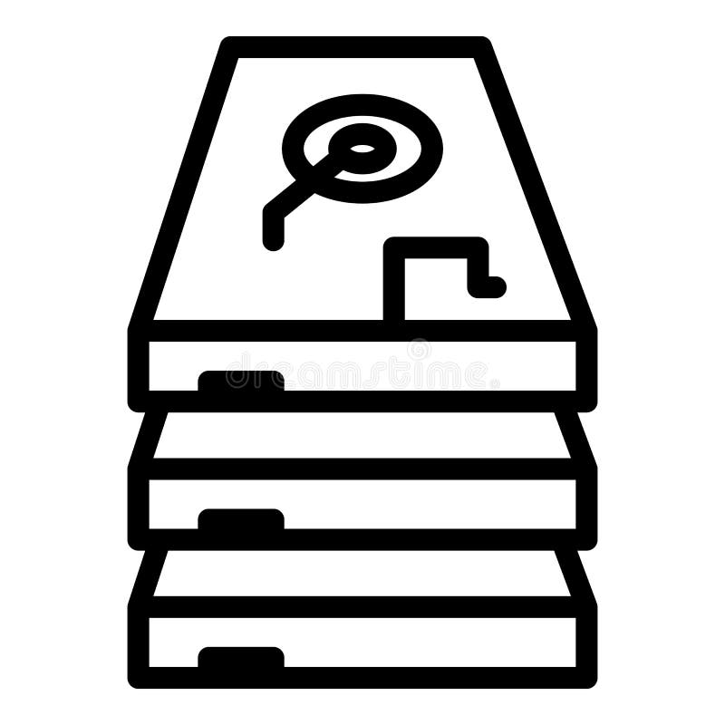 Storage Backup Icon, Outline Style Stock Vector - Illustration of ...