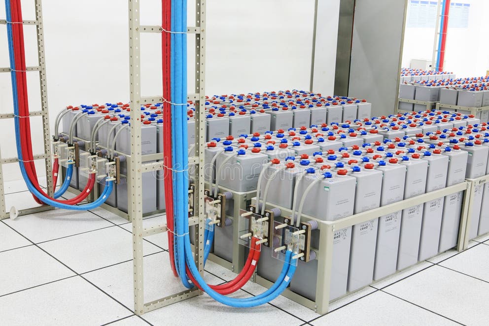 The storage battery stock image. Image of anode, conservation - 5645669