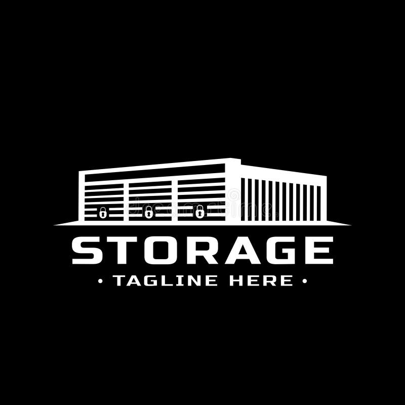 Self Storage Logo Design Template. Safe Storage Garage Vector ...
