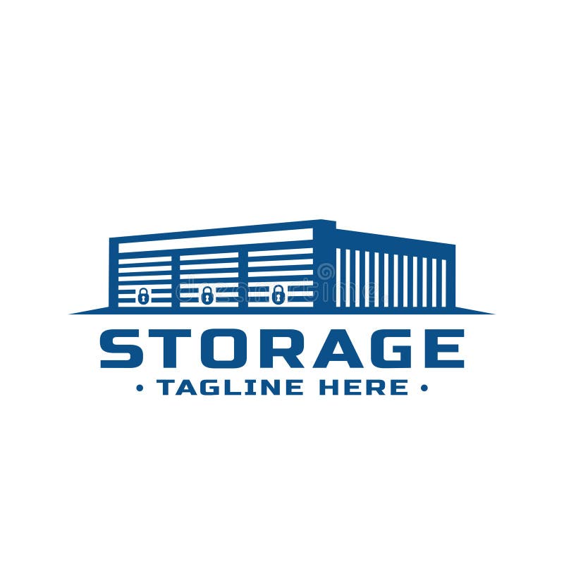Self Storage Logo Design Template. Safe Storage Garage Vector ...
