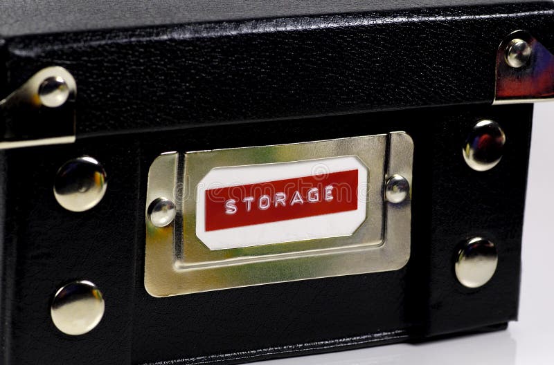 Storage Box stock photo. Image of shoebox, crate, label - 113860