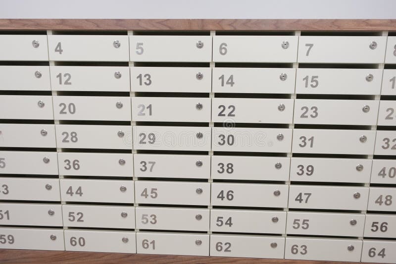 Storage Box in Public Place. Safe Storage Locker for Shopping Malls ...