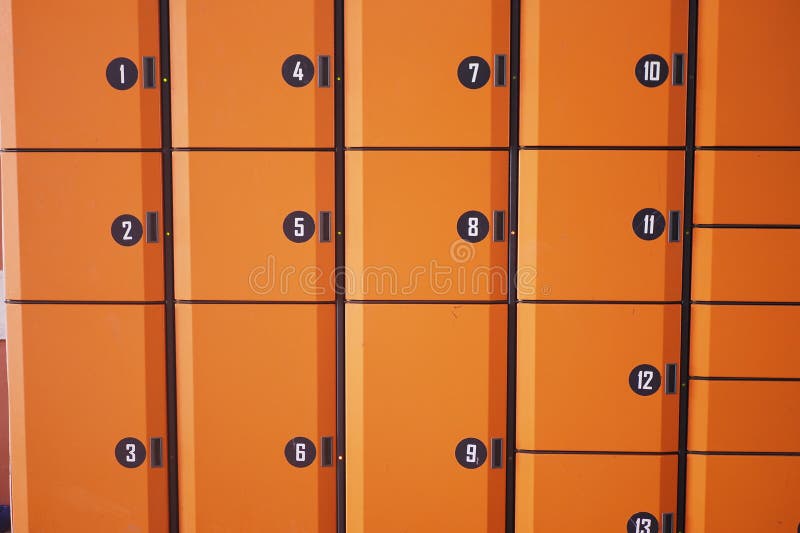 Storage Box in Public Place. Safe Storage Locker for Shopping Malls ...