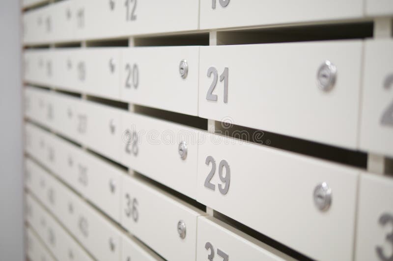 Storage Box in Public Place. Safe Storage Locker for Shopping Malls ...