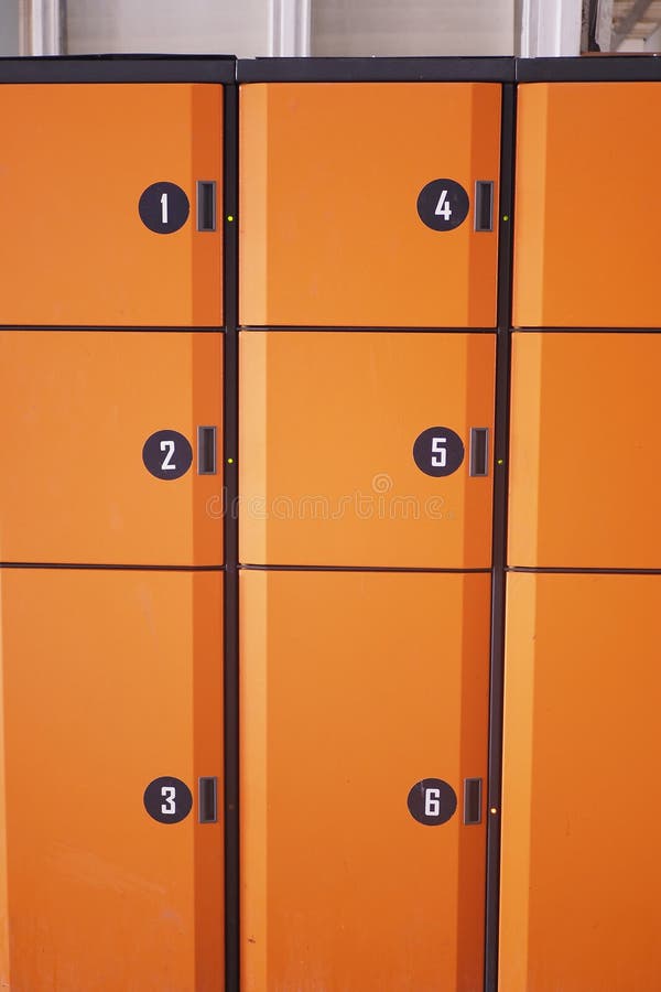 Storage Box in Public Place. Safe Storage Locker for Shopping Malls ...