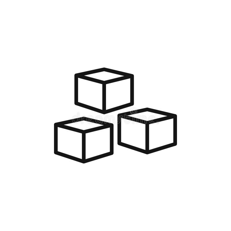 Storage Boxes Icon Perfect for Packing and Moving Stock Vector ...