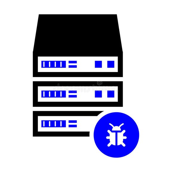 Storage Bug Icon stock vector. Illustration of concept - 243632906