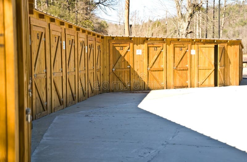 Storage Buildings for Rent stock image. Image of industry - 7648271