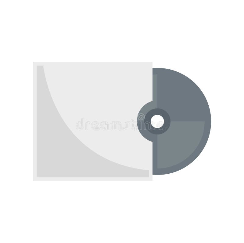 Storage Cd Disk Icon Flat Isolated Vector Stock Illustration ...