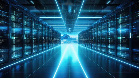 Storage central data stock illustration. Illustration of cloud - 369089884