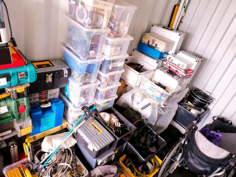 Full Storage Container stock image. Image of moving - 175561769