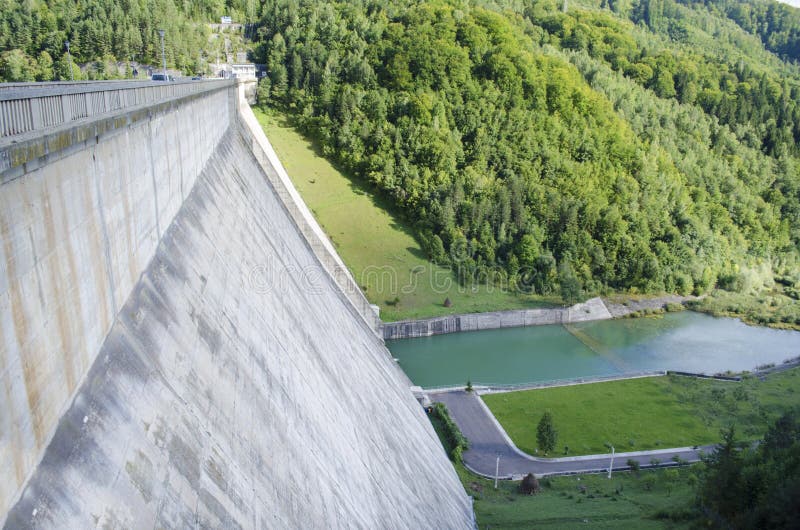 Storage Dam - Bicaz - Romania Stock Image - Image of moldavia, electric ...