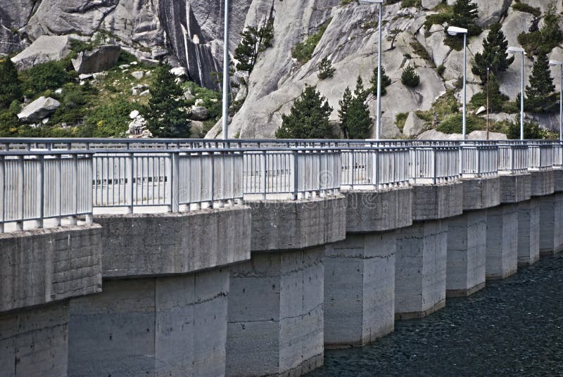 Storage dam, Spain stock photo. Image of clouds, fresh - 37262876