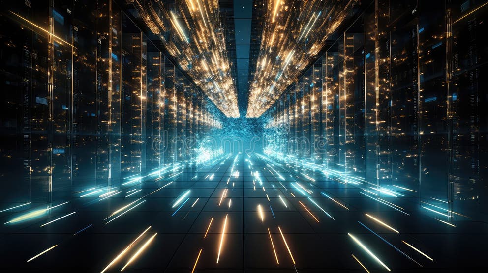 Storage data explosion stock illustration. Illustration of networking ...