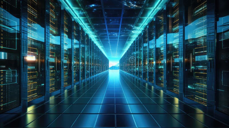 Storage Data and Technology Stock Illustration - Illustration of data ...